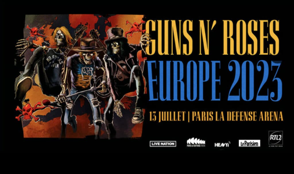 Guns N' Roses de retour à Paris en 2023 - ZIKEO – Actu musique et culture