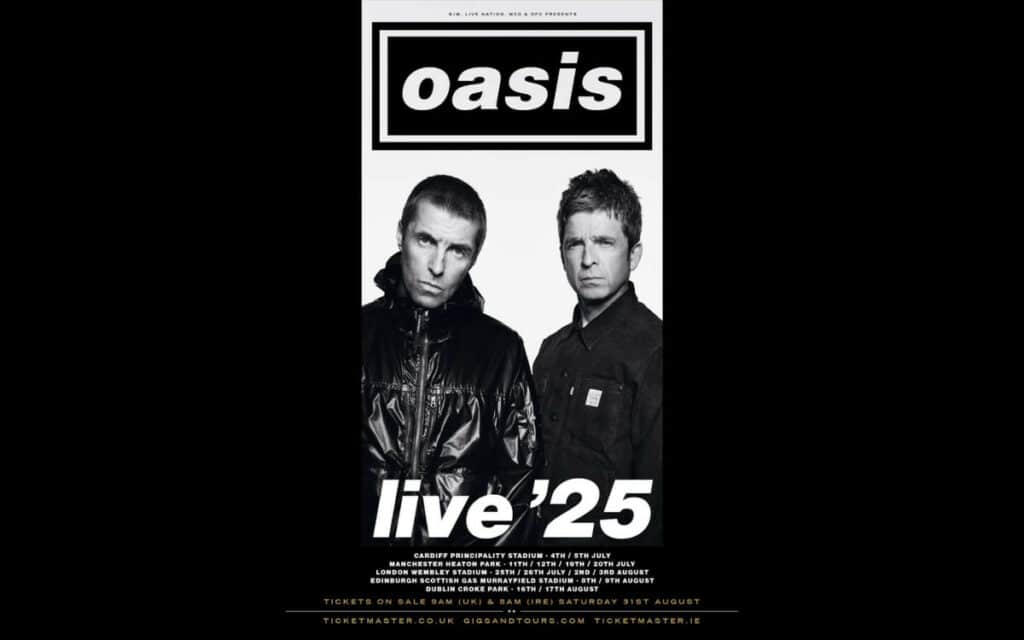 Oasis Live 25 : Les frères Gallagher de retour sur scène en 2025 ...