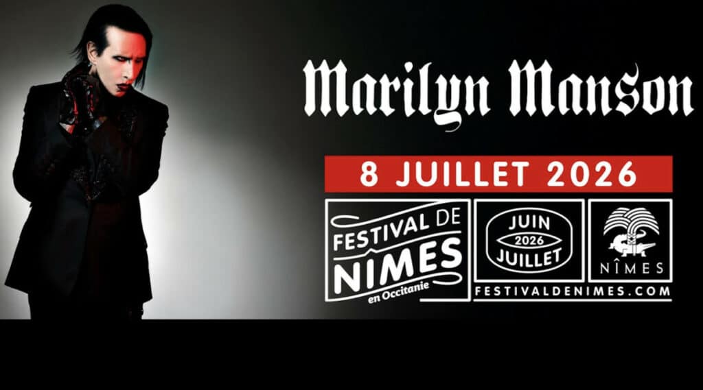Marilyn Manson enflammera les Arènes de Nîmes le 8 juillet 2026 - ZIKEO ...