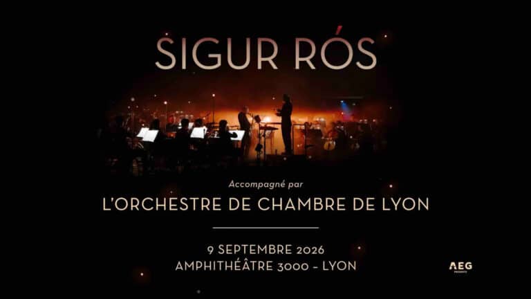 Sigur Rós en concert à l’Amphithéâtre 3000 de Lyon le 9 septembre 2026 ...
